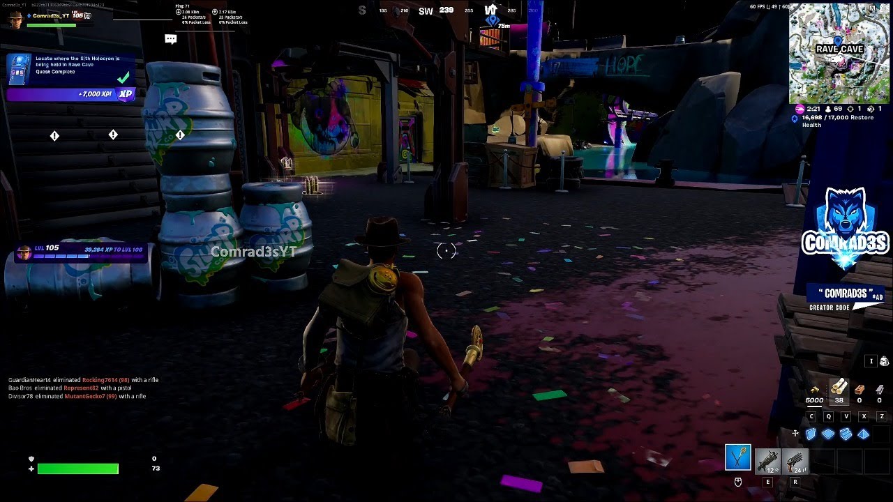 Locate where the Sith Holocron is being held in Rave Cave Fortnite ...