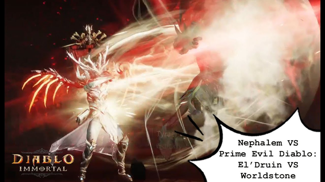 Most Awaited INTENSE BATTLE: Nephalem VS Prime Evil DIABLO, El'Druin VS ...