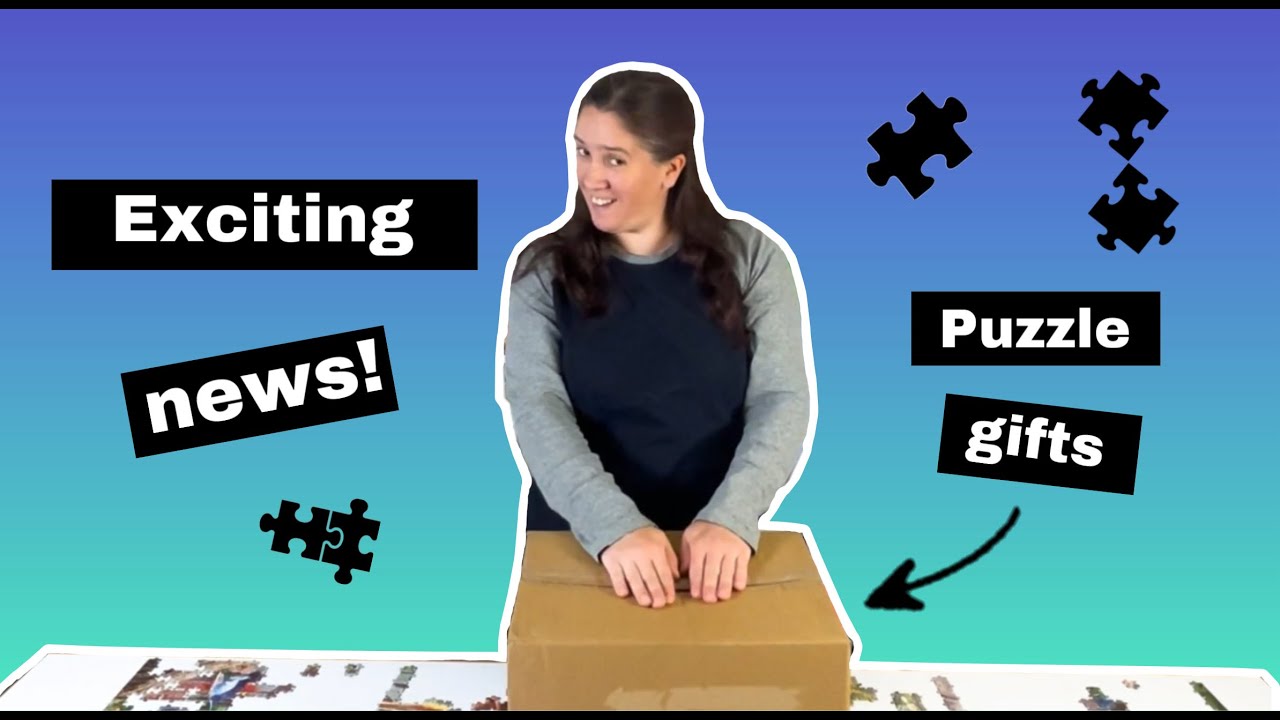 Exciting puzzle gifts and even more exciting news!! - YouTube
