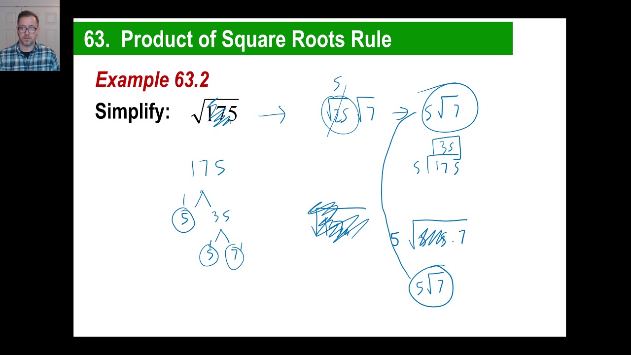 Saxon Math - Algebra 1: 3rd Edition (Lesson 63) - YouTube