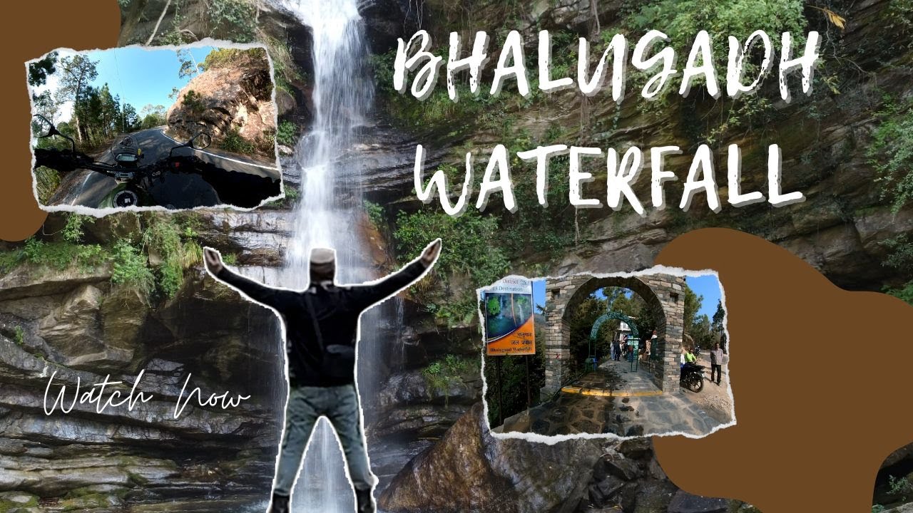 Muktehswar's most beautiful Waterfall || Bhalugarh Waterfall || 2024 ...