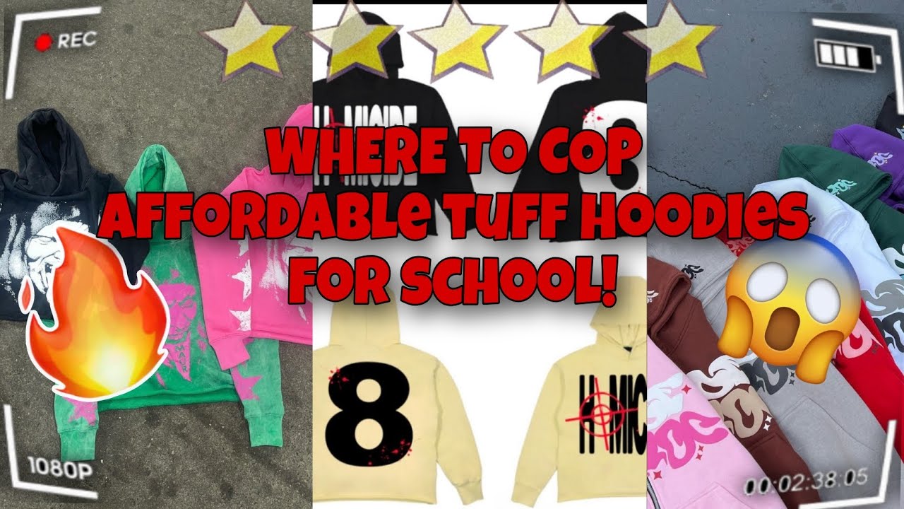 Where To Cop Affordable Tuff Hoodies For Summer/School‼️ - YouTube