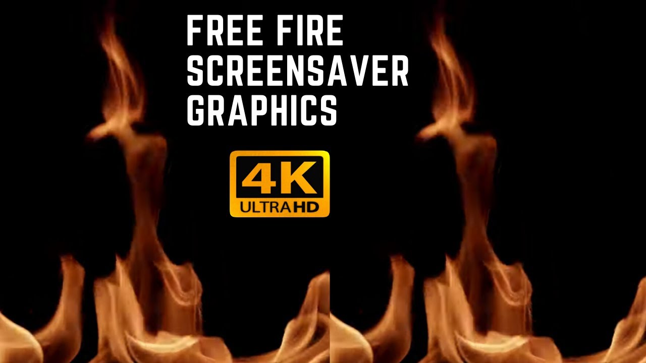 Free Burning Fire Flames Screensaver 4K HD - YouTube