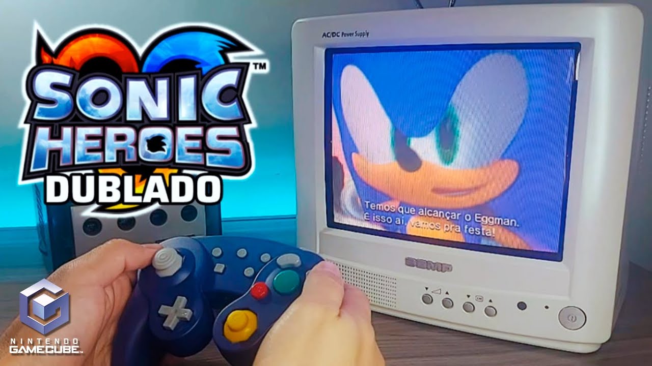 Sonic Heroes (Dublado) - Gamecube Gameplay - CRT - YouTube