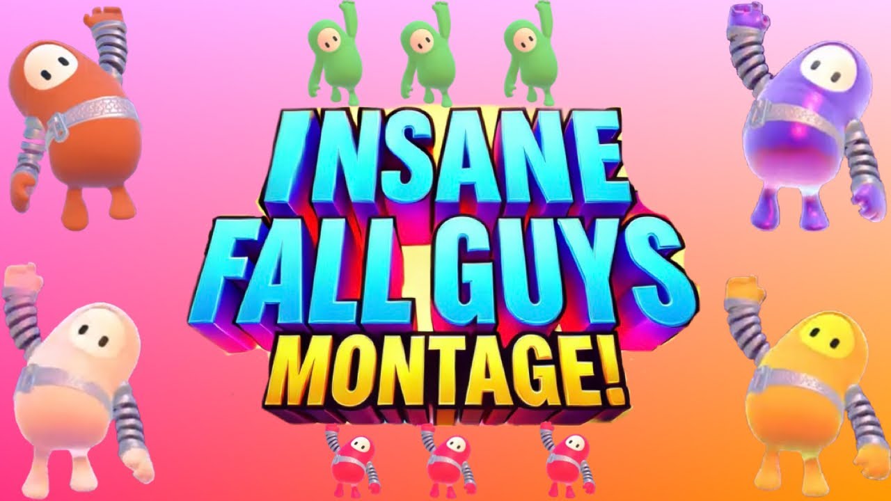 INSANE FALL GUYS MONTAGE 😱 - YouTube