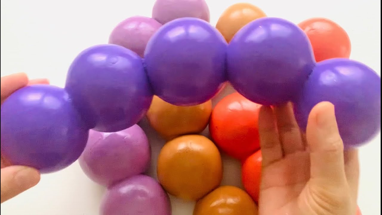 CRACKLING LIGHT PLASTICINE.Slime.Satisfying Compilation. Clay Cracking ...