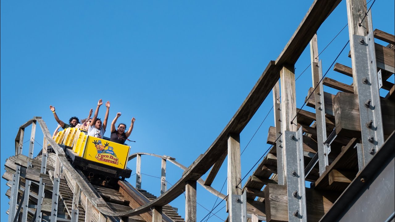 Cornball Express | Indiana Beach | 2024 4K Offride - YouTube