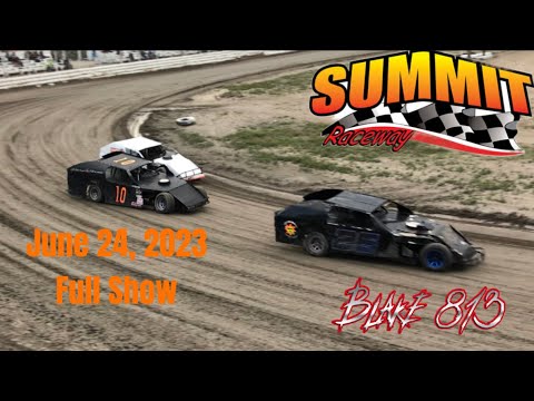 Dirt track racing full show | Summit Raceway | Elko, NV | June 24, 2023 ...