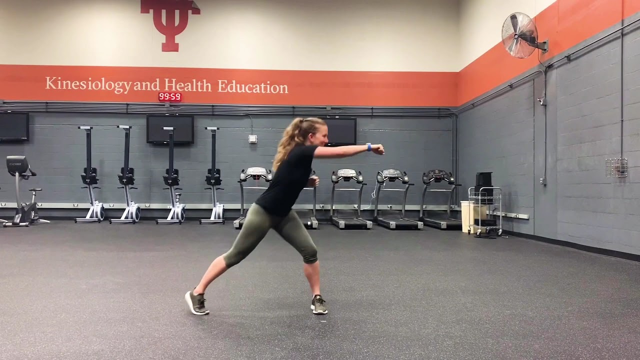 Cross Punch Step Outs - YouTube