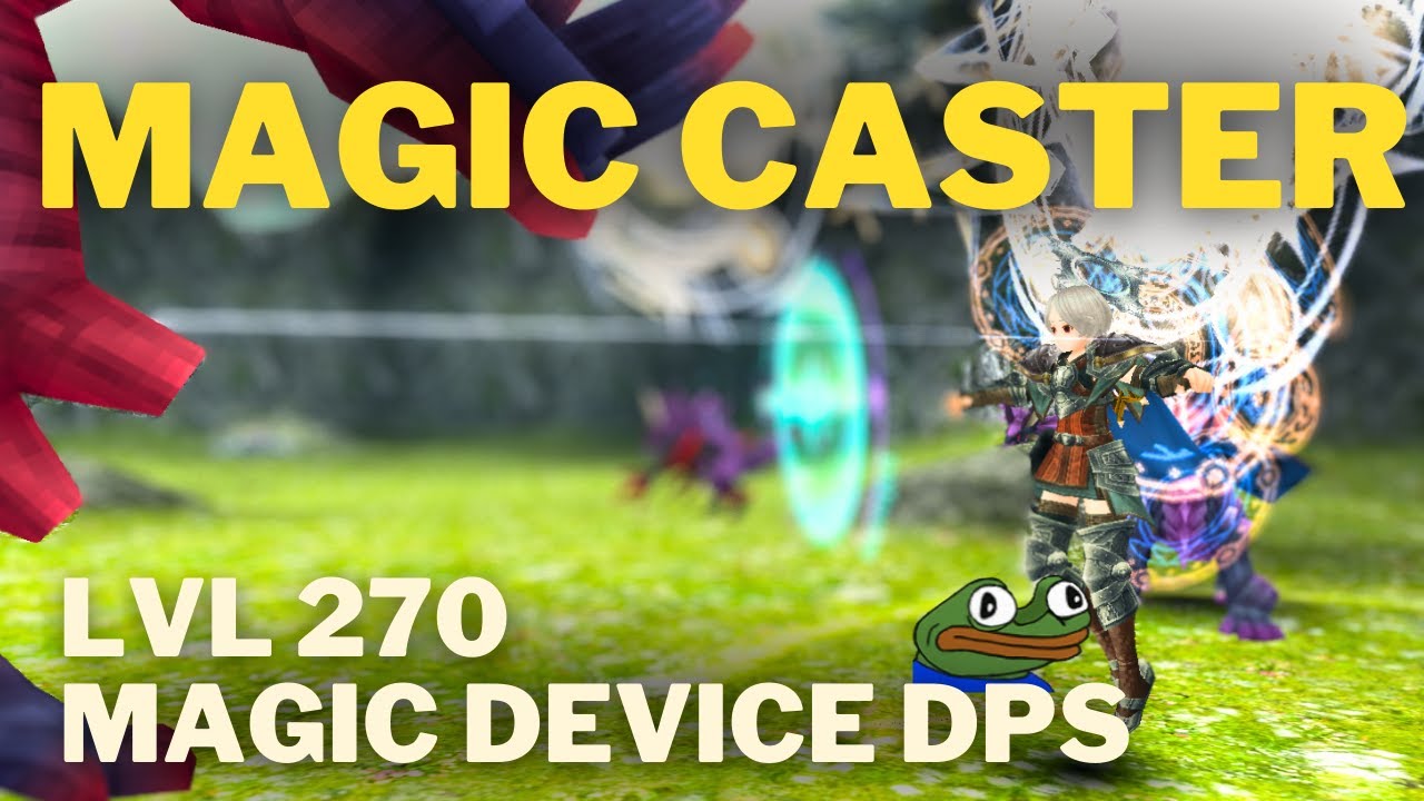 MAGIC CASTER Magic Device DPS Build - Toram Online - YouTube