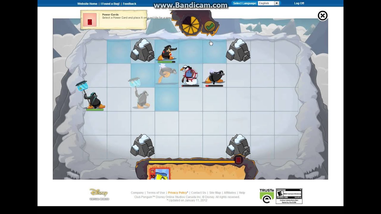 club penguin card jitsu snow beta gameplay - YouTube