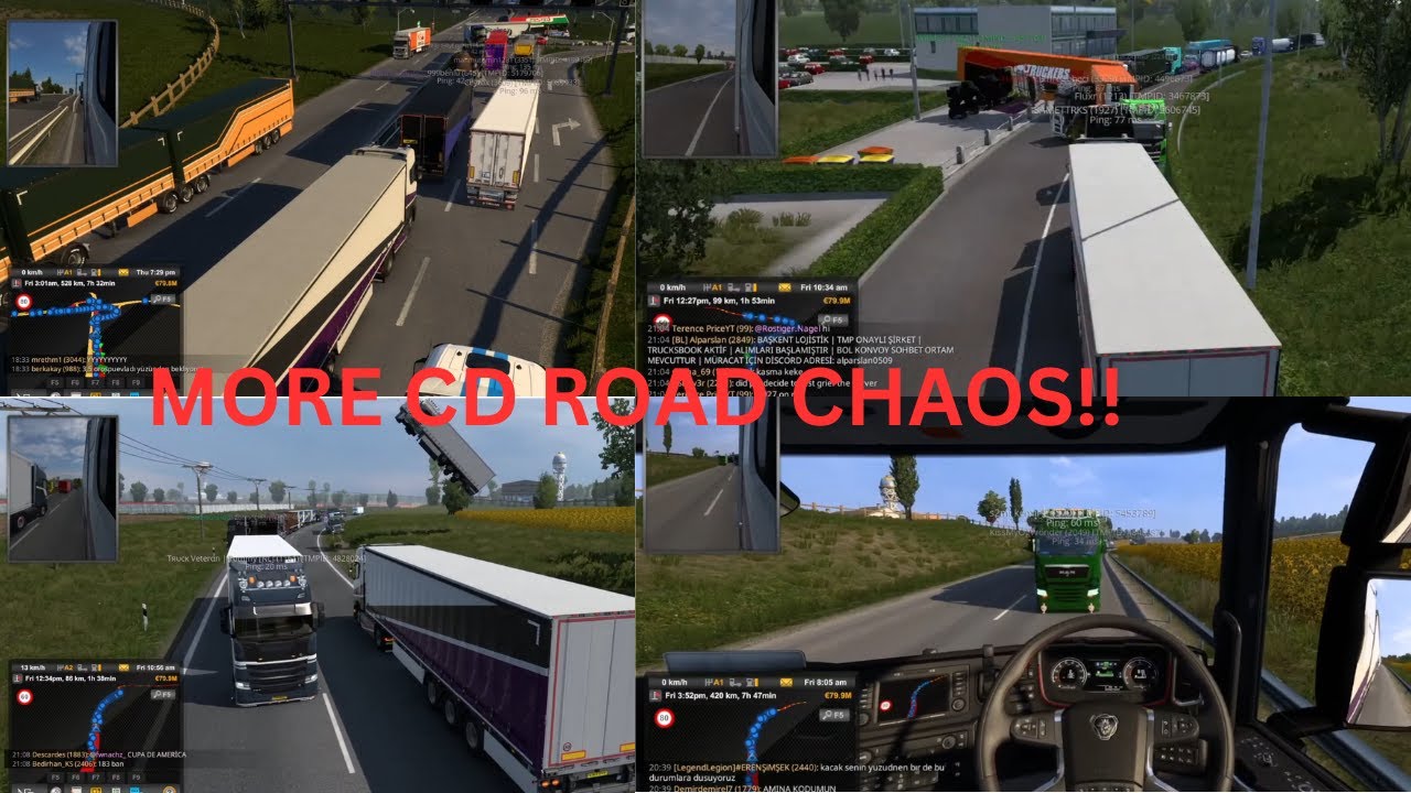 ETS2 CD Road Live Stream Highlights 21st April 2024 - YouTube