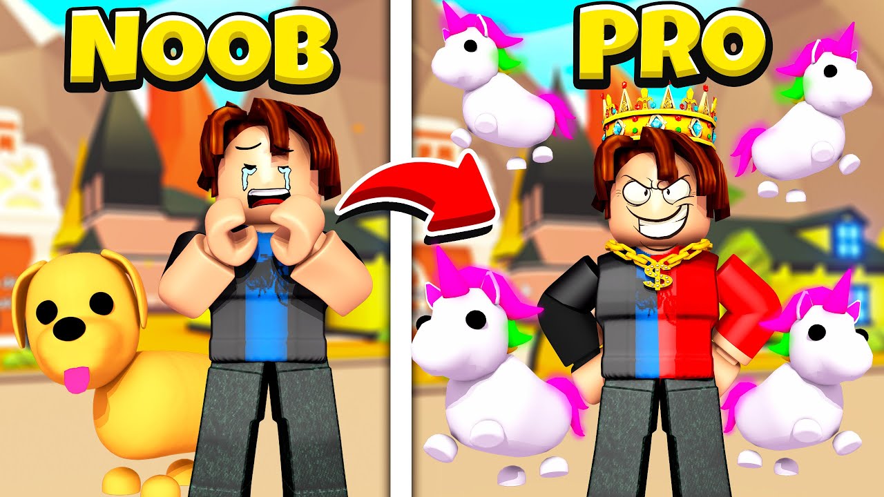 DE NOOB A PRO - HISTORIA en ADOPT ME - ROBLOX - YouTube