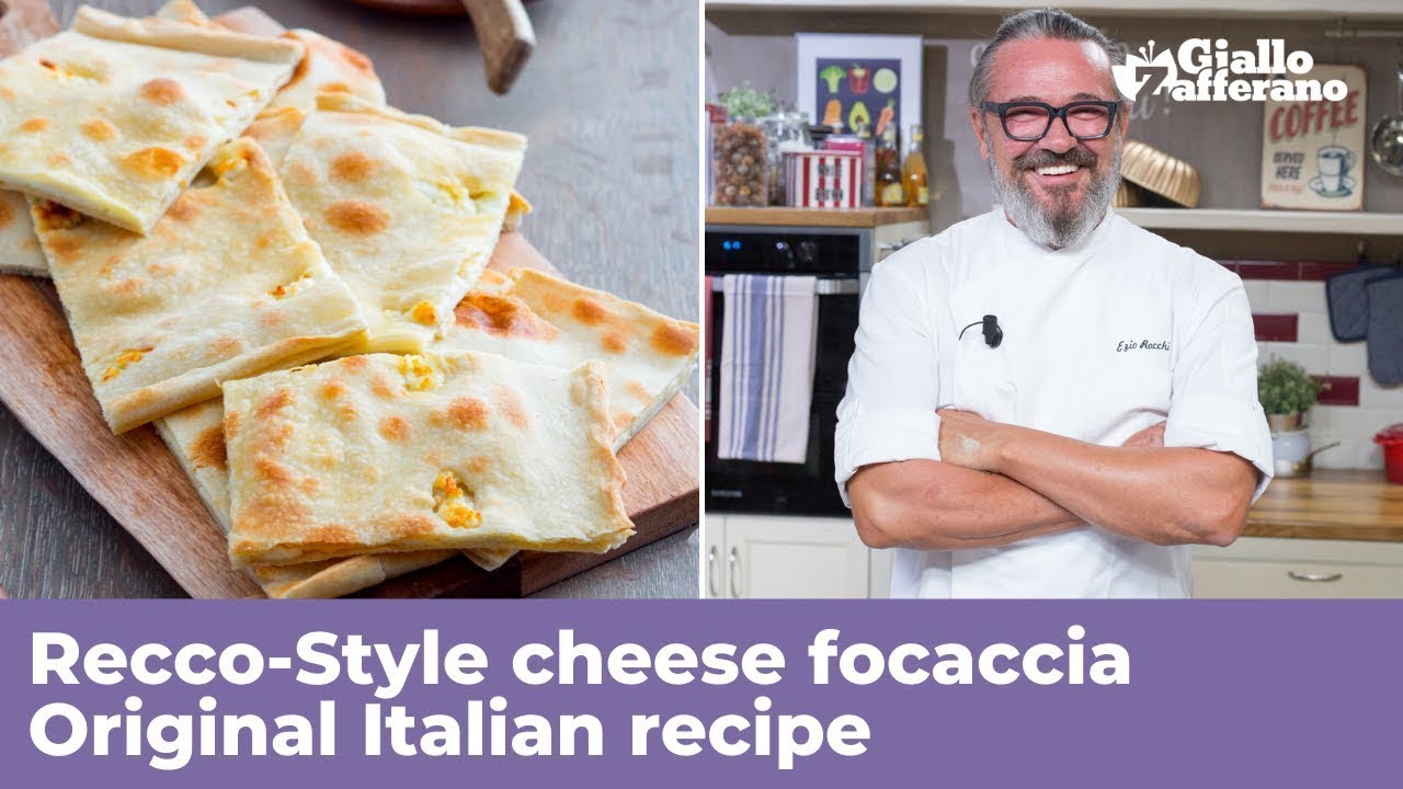 RECCO-STYLE CHEESE FOCACCIA - Traditional Italian Recipe - YouTube