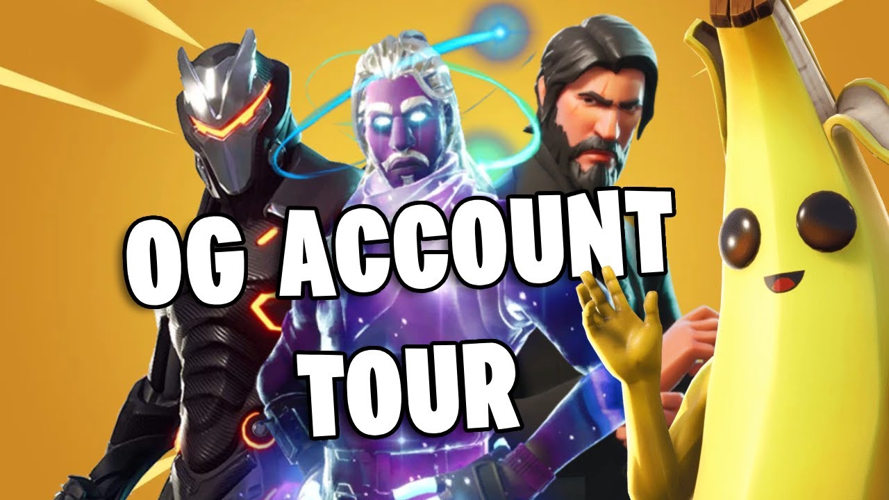 Fortnite OG Account Tour! - YouTube