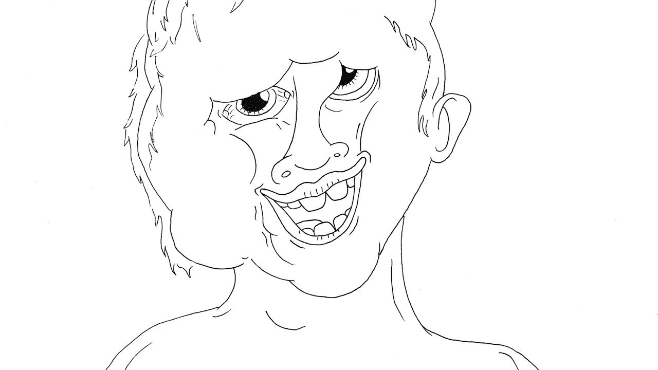 Joseph Merrick (elephant man) animation loop - YouTube