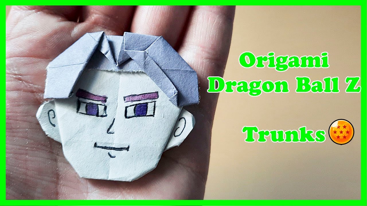 Trunks | Origami Dragon Ball | Papiroflexia FÁCIL - YouTube