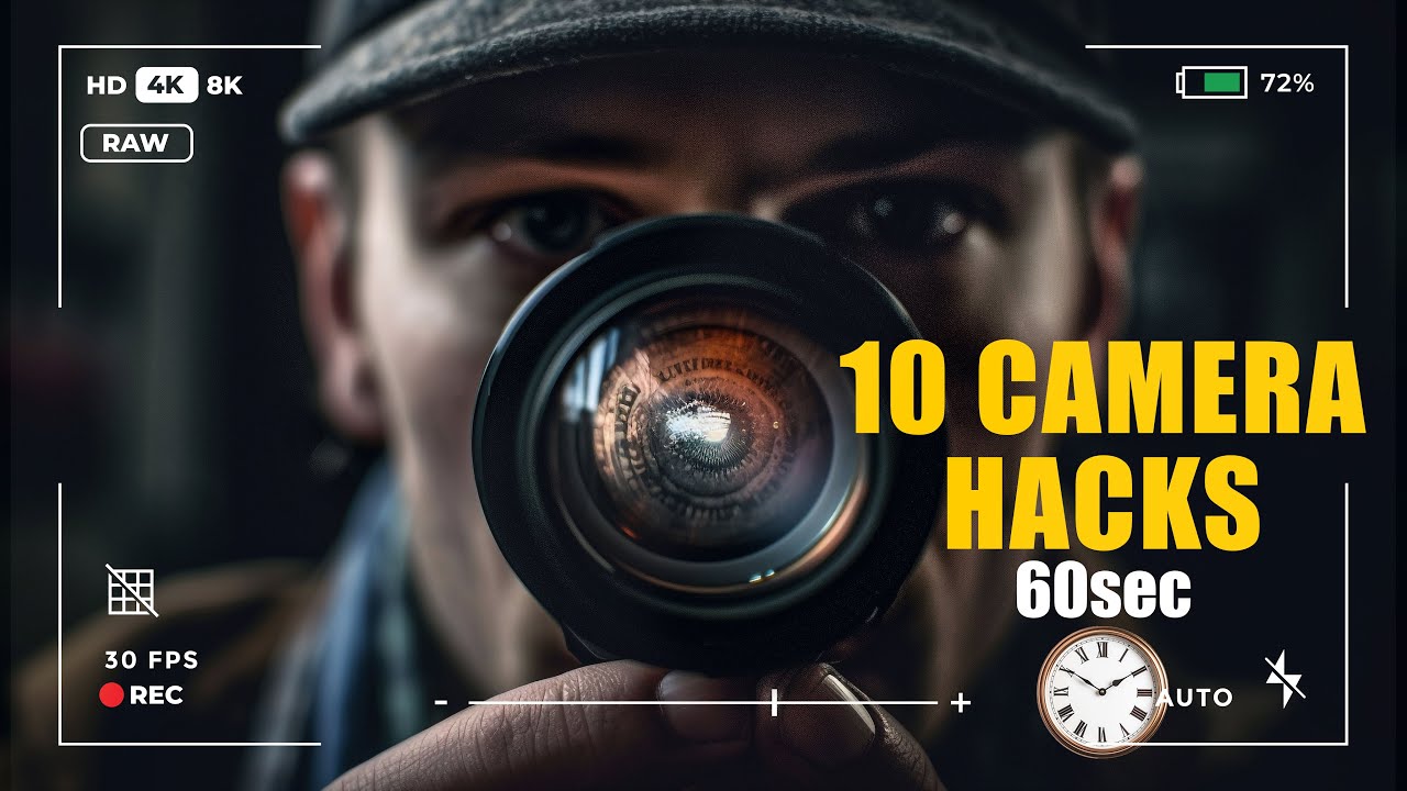 10 Camera Hacks In 60sec - YouTube
