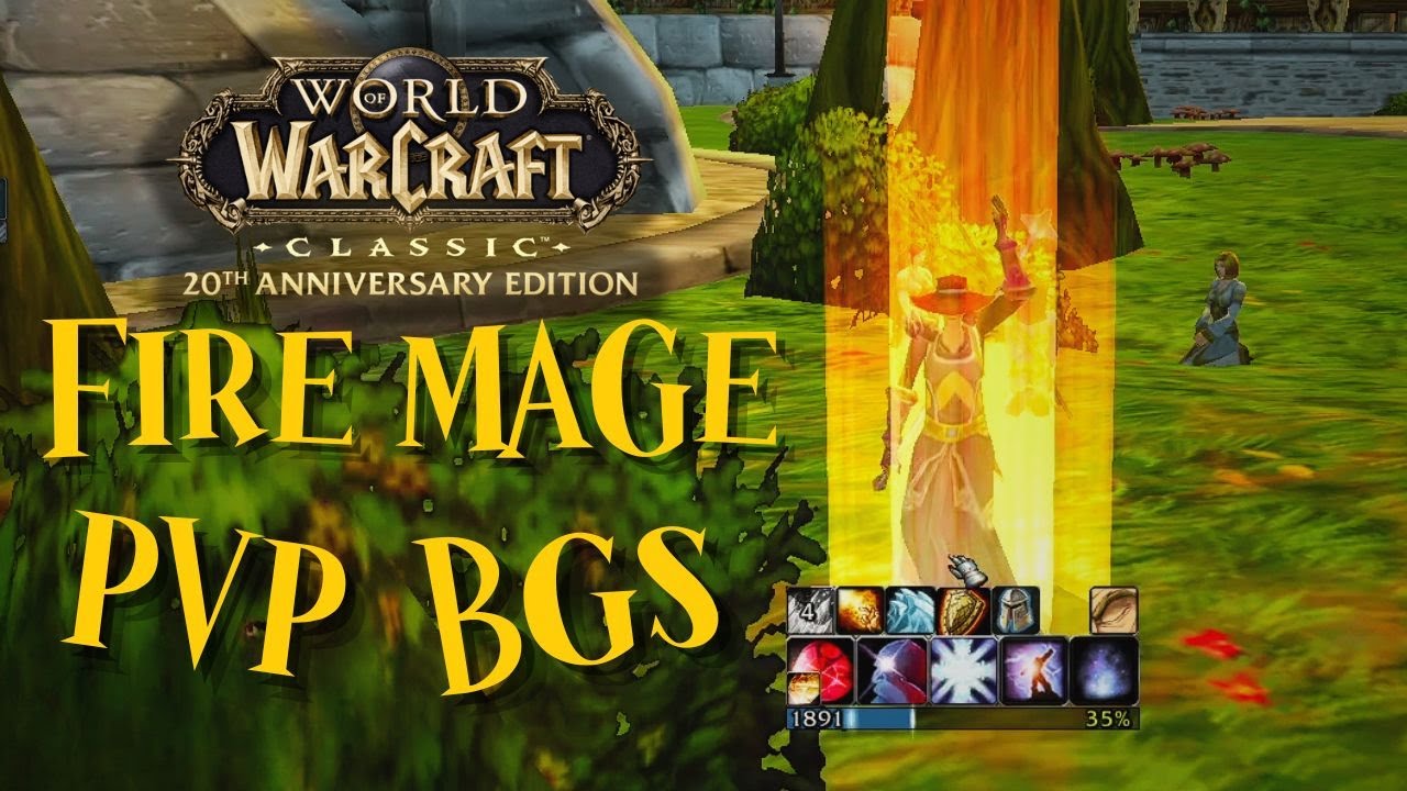 Fire Mage PVP | Anniversary Classic World of Warcraft - YouTube