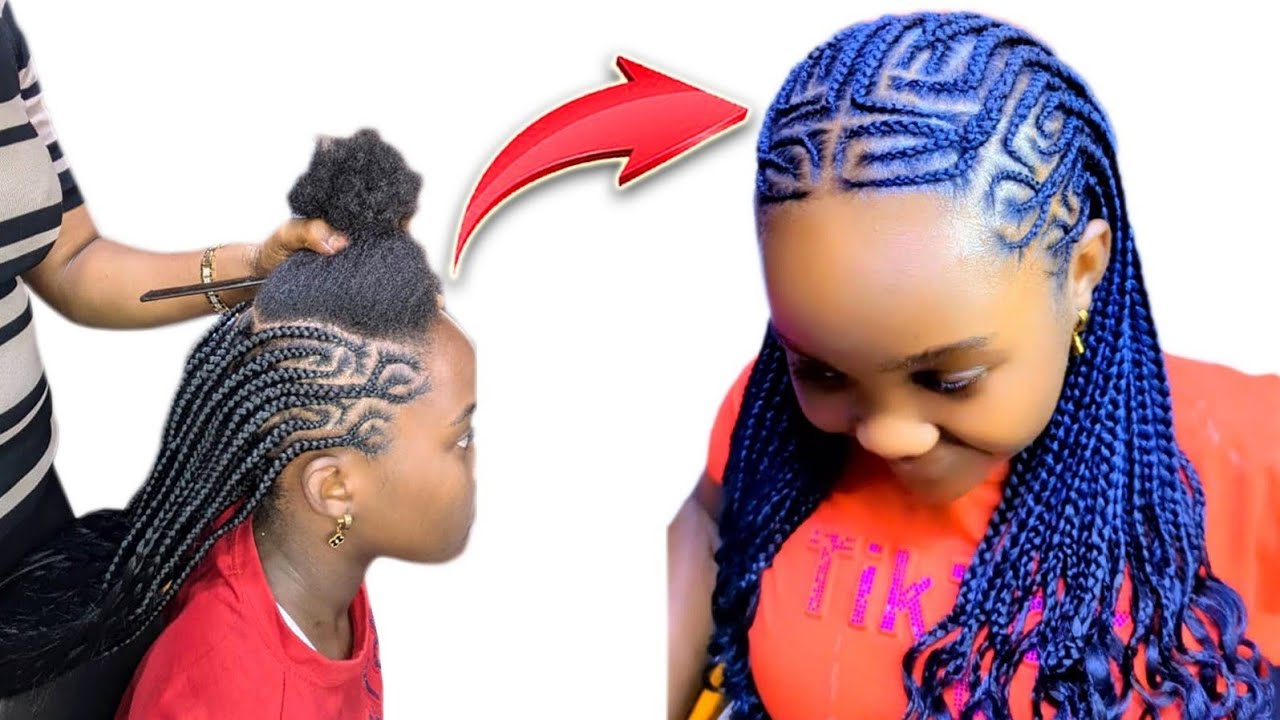 Stunning Fulani Braids with Attachment: A Step-by-Step Tutorial - YouTube