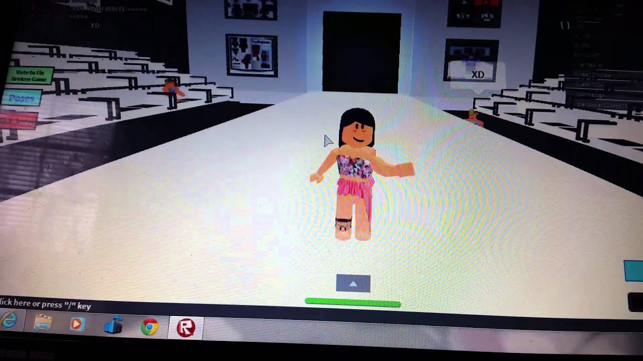 Let's play roblox "roblox's top model" - YouTube