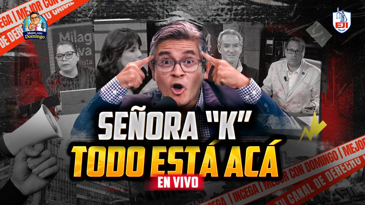 🔴EN VIVO | SEÑORA "K" TODO ESTÁ ACA - YouTube