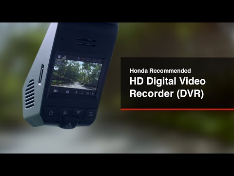 Honda Recommended HD Digital Video Recorder (DVR) - YouTube