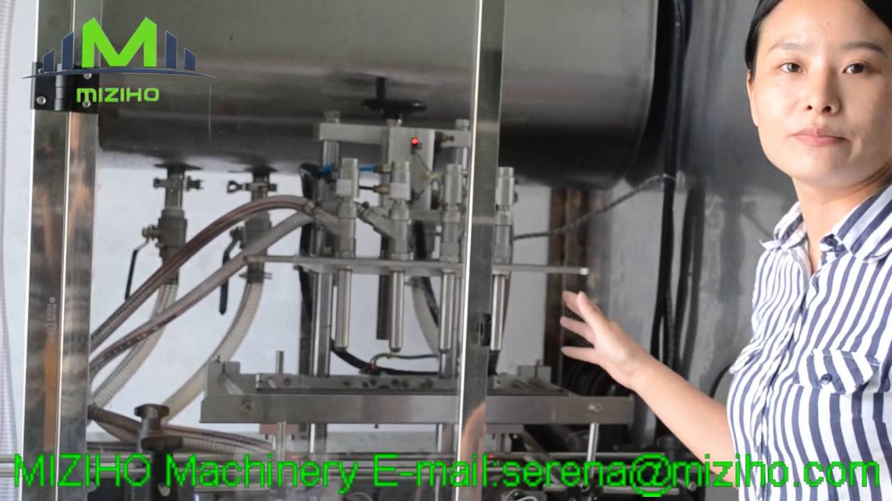 MZH-F Full-Auto 4 Heads Filling & Capping Machine - YouTube