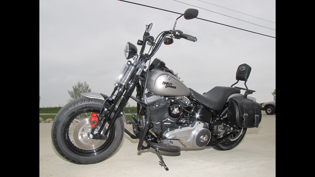 2009 Harley-Davidson CROSSBONES FLSTSB - YouTube