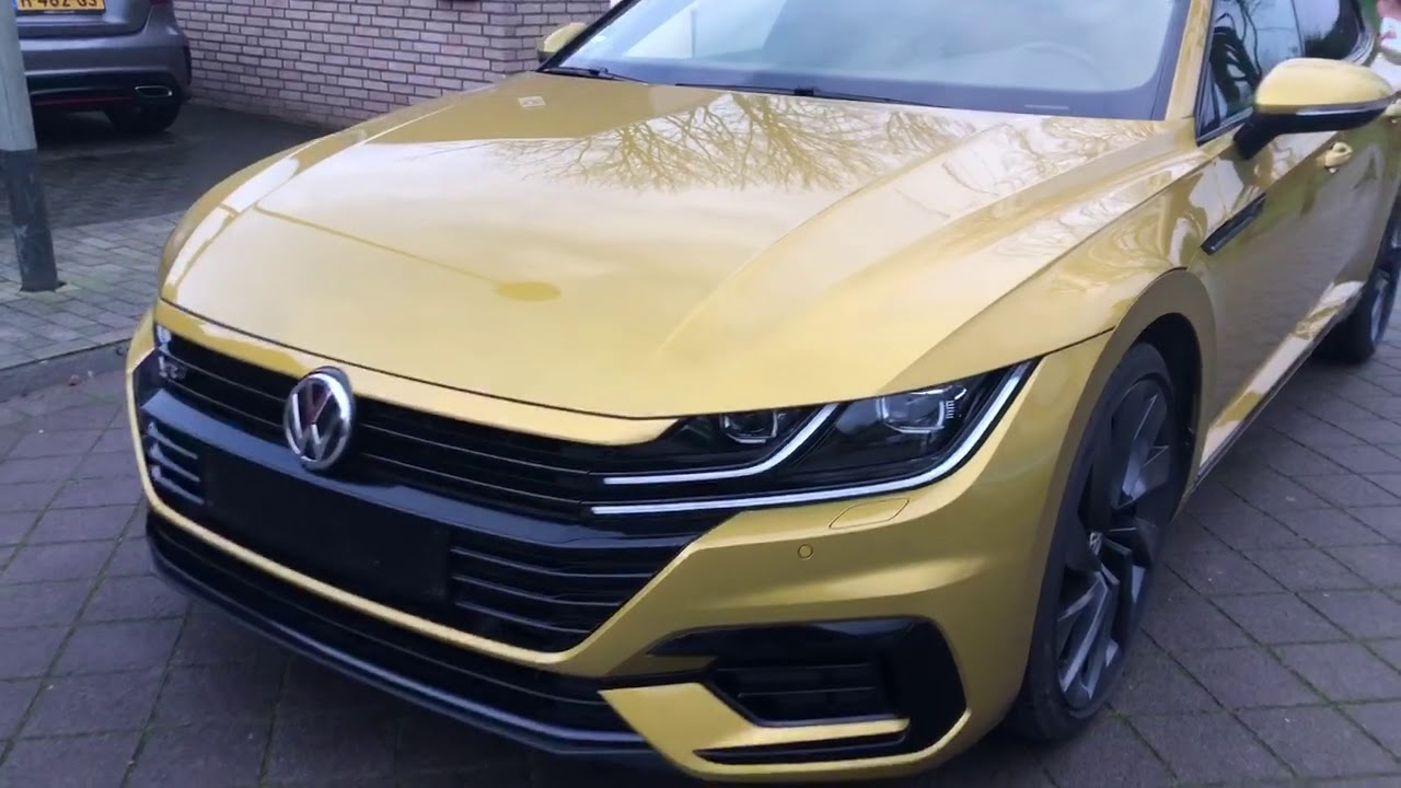 Volkswagen Arteon alle chrome onderdelen gewrapt naar zwart en ramen ...