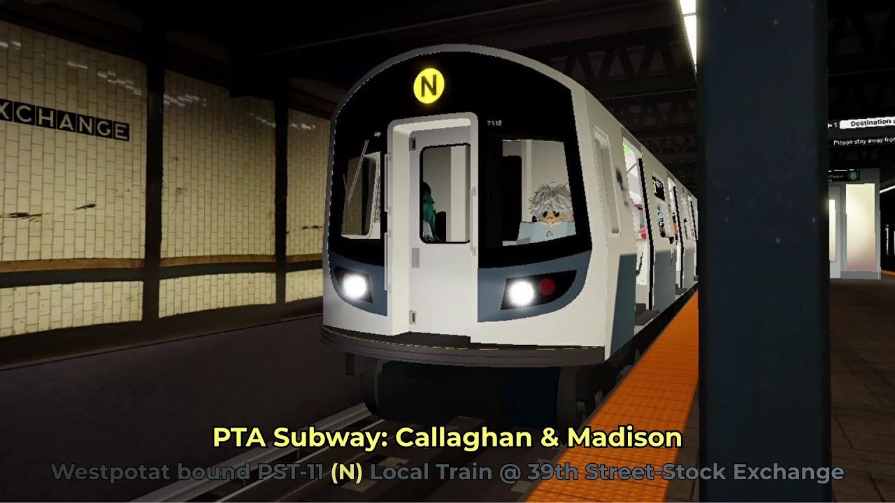 PTA Subway: Westpotat Bound PST-11 (N) Local Train @ 39th Street-Stock ...
