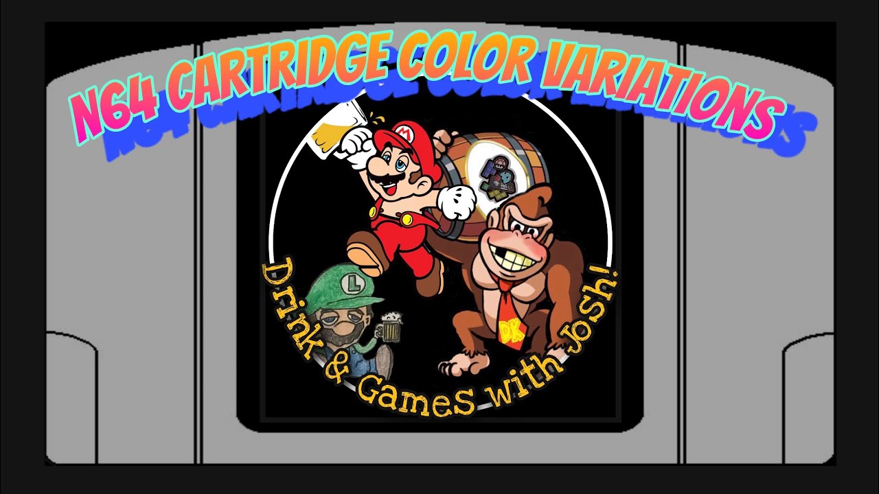 N64 Cartridge Color Variations - YouTube