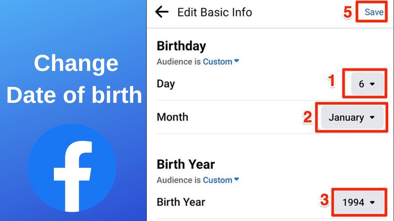 How To Change Date Of Birth In Facebook Android IPhone YouTube How To Change Date Of Birth In Facebook Android IPhone YouTube