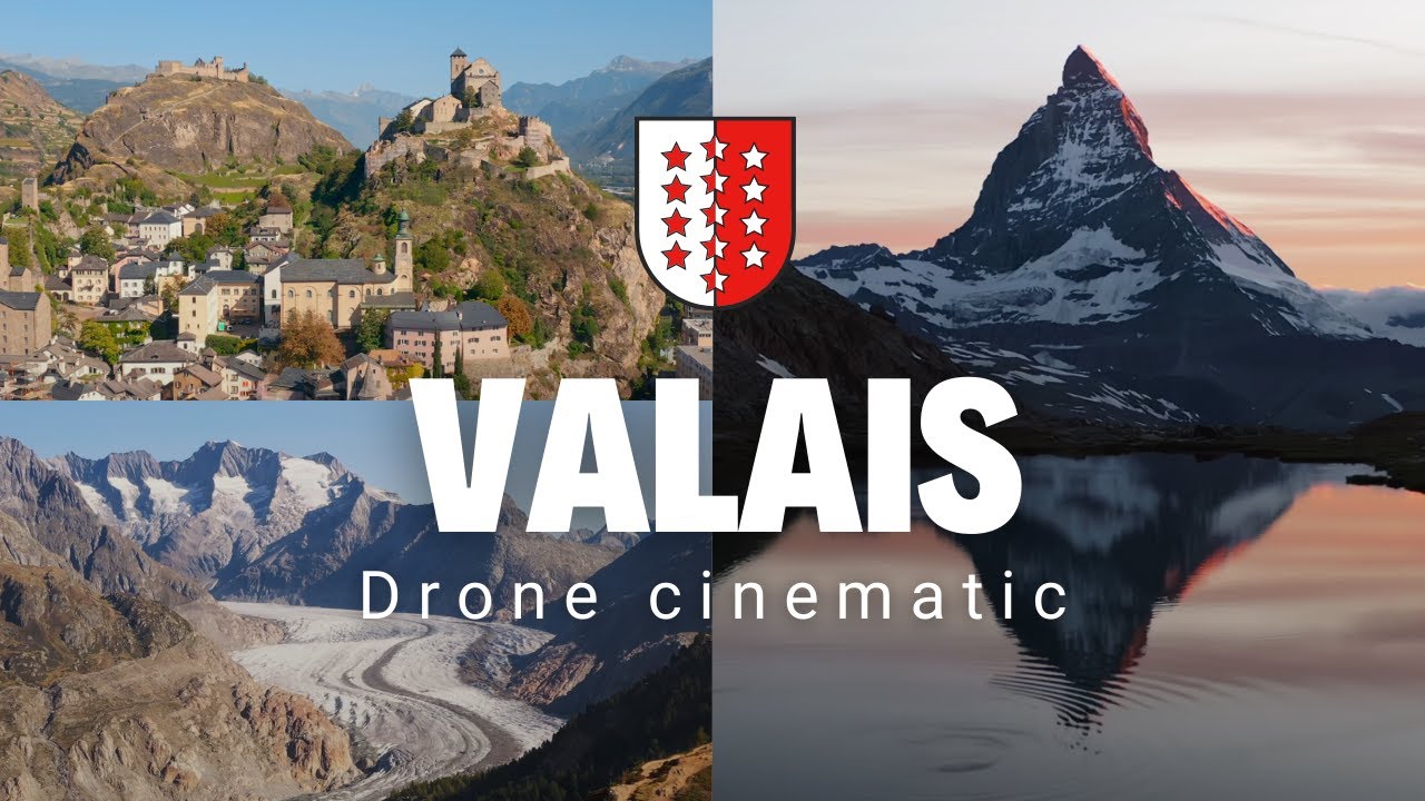 Canton of Valais 4K - Aerial Drone Video - YouTube