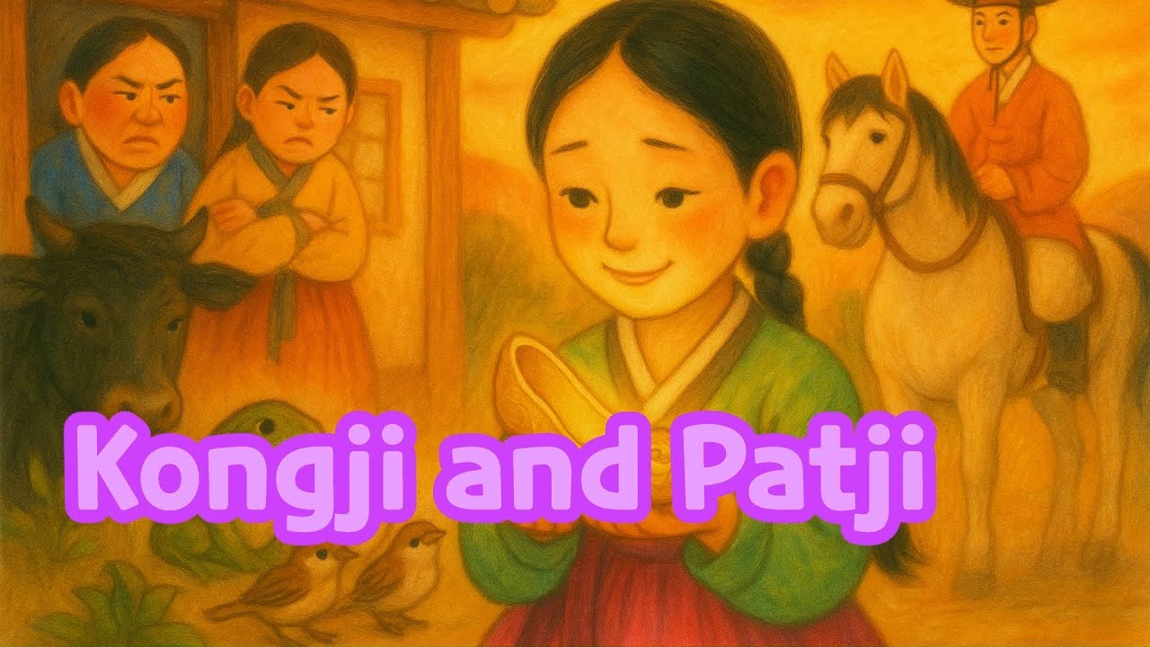Kongji and Patji (A Korean Cinderella Story) KoreanFolktale ...