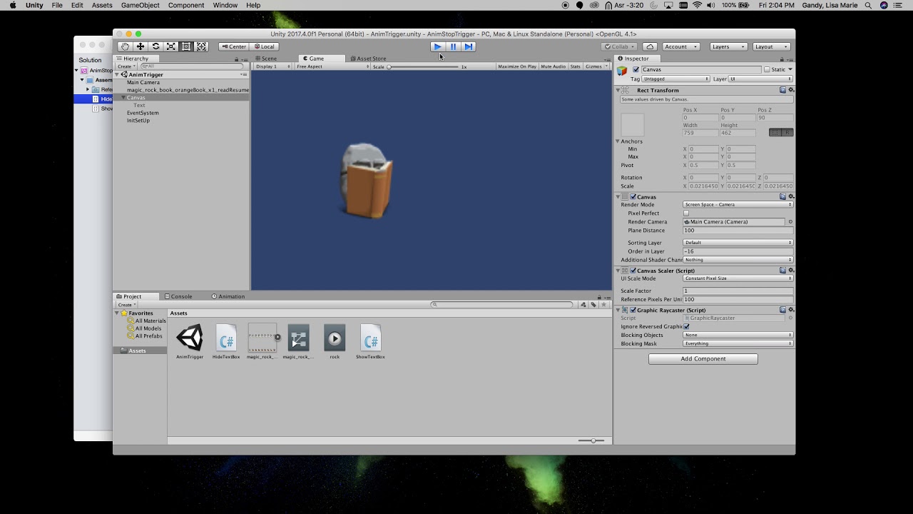 Unity 2d Trigger Event When Animation Stops Youtube