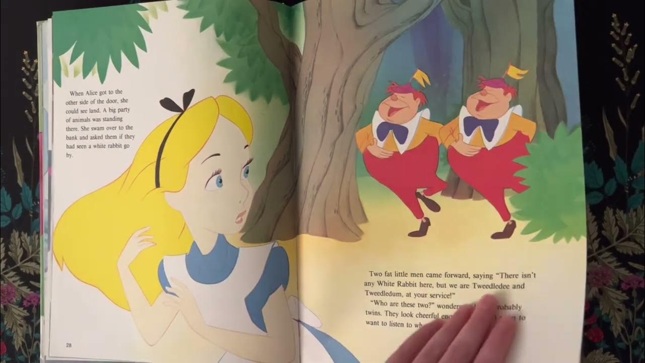 Walt Disney Alice in Wonderland Storybook! - YouTube
