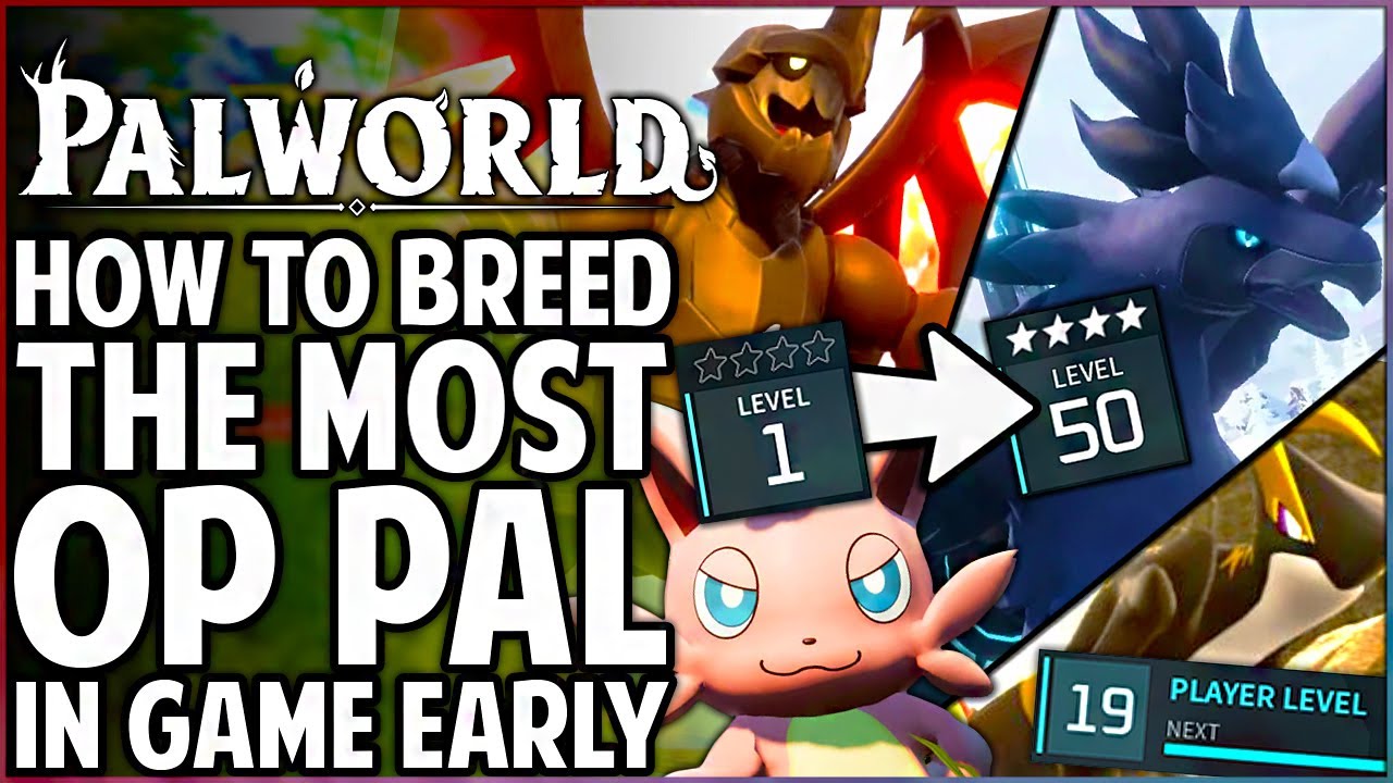 Palworld - How to Get 6 Best OP Pals EARLY - Level 1 Cattiva to ...