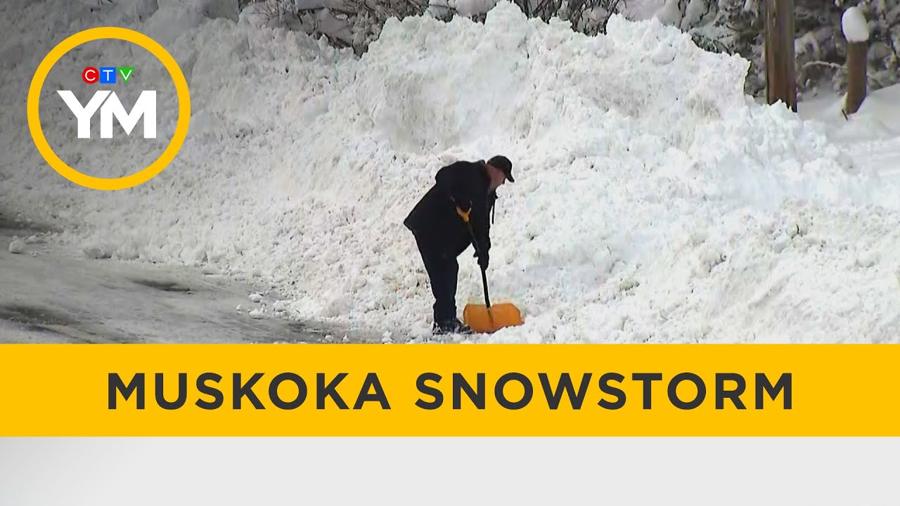 Muskoka Residents Dig Their Way Out Of Major Snow Storm | Your Morning ...