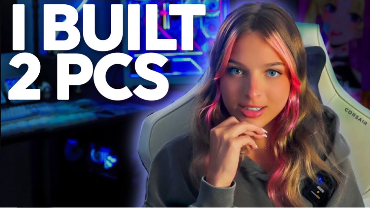 I built 2 PCs?! | PC Tour & New Desk Faves - YouTube