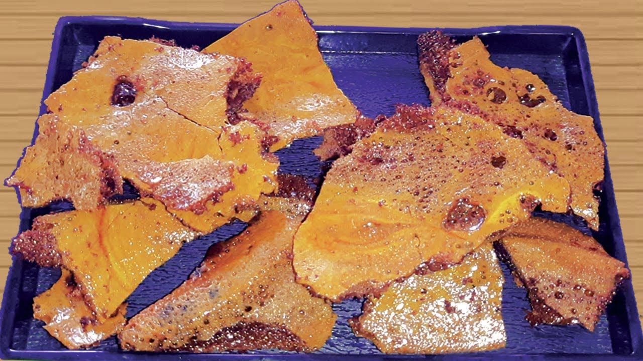 কটকটি | Kotkoti | Honeycomb Recipe | Caramel Bar Recipe | Kotkoti ...