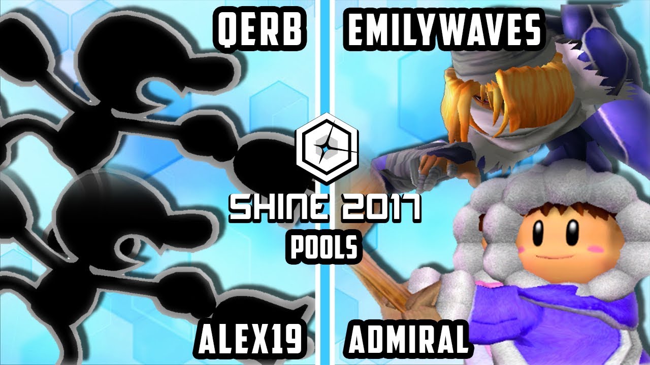 Shine 2017 SSBM - WM | Alex 19 & Qerb Vs. Emilywaves & Admiral - Smash ...