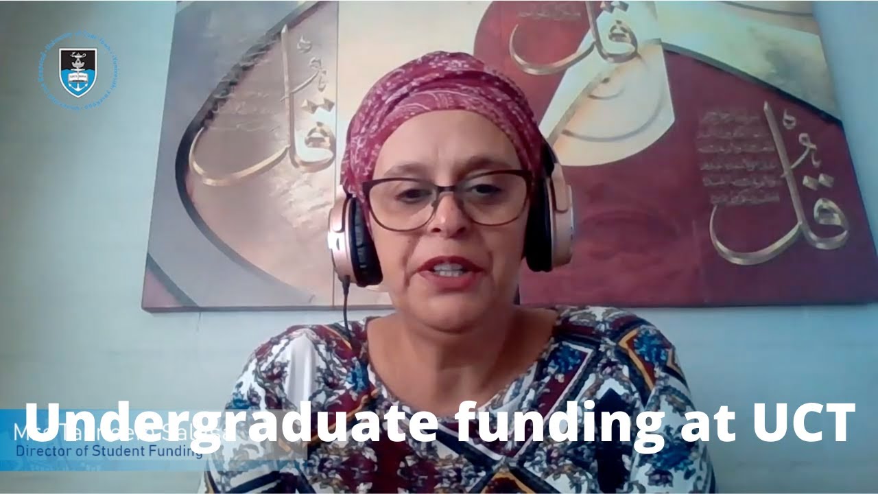 Undergraduate Funding at UCT - YouTube
