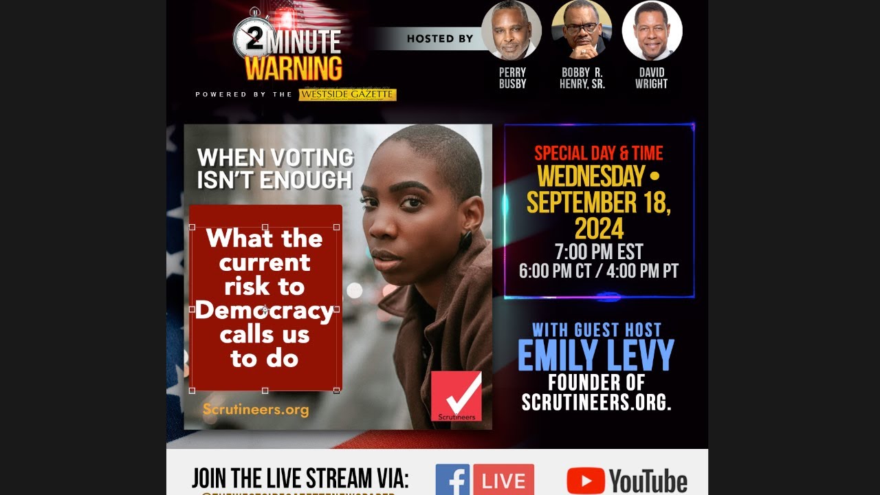 2 Minute Warning LIVEstream - "When VOTING isn't ENOUGH" - YouTube