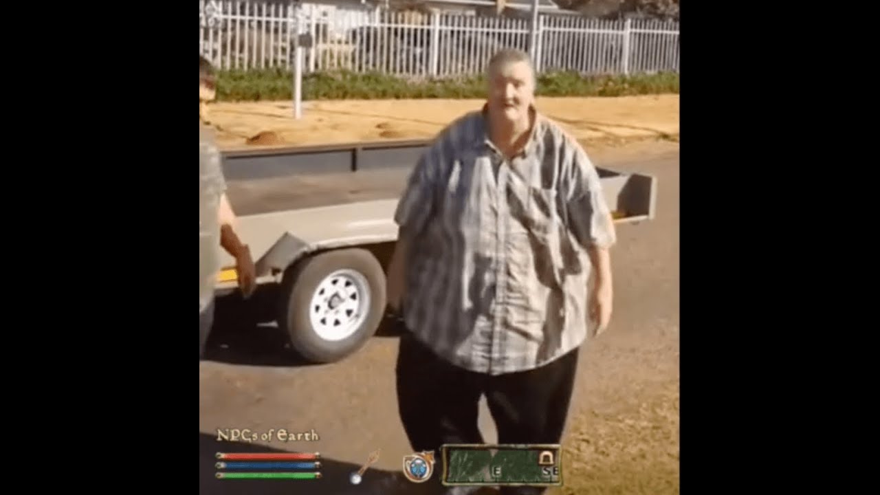 Sload NPC Charges Raid Party | Oblivion NPC - YouTube