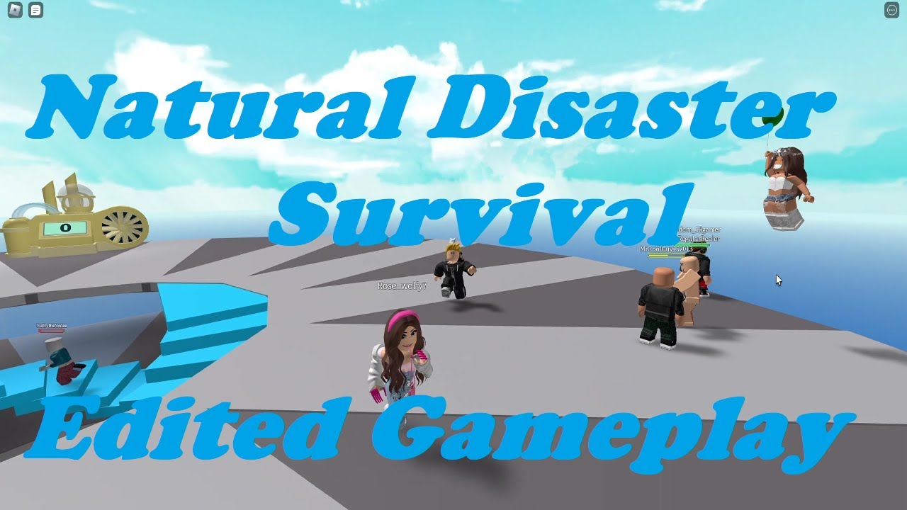 Edited Roblox Natural Disaster Survival Gameplay | HD | Entertaining ...