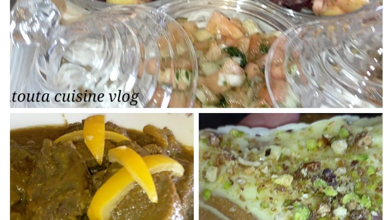 # Tangiya au thermomix# الطنجية المغربية في الترموميكس مع سلطة مغربية ...