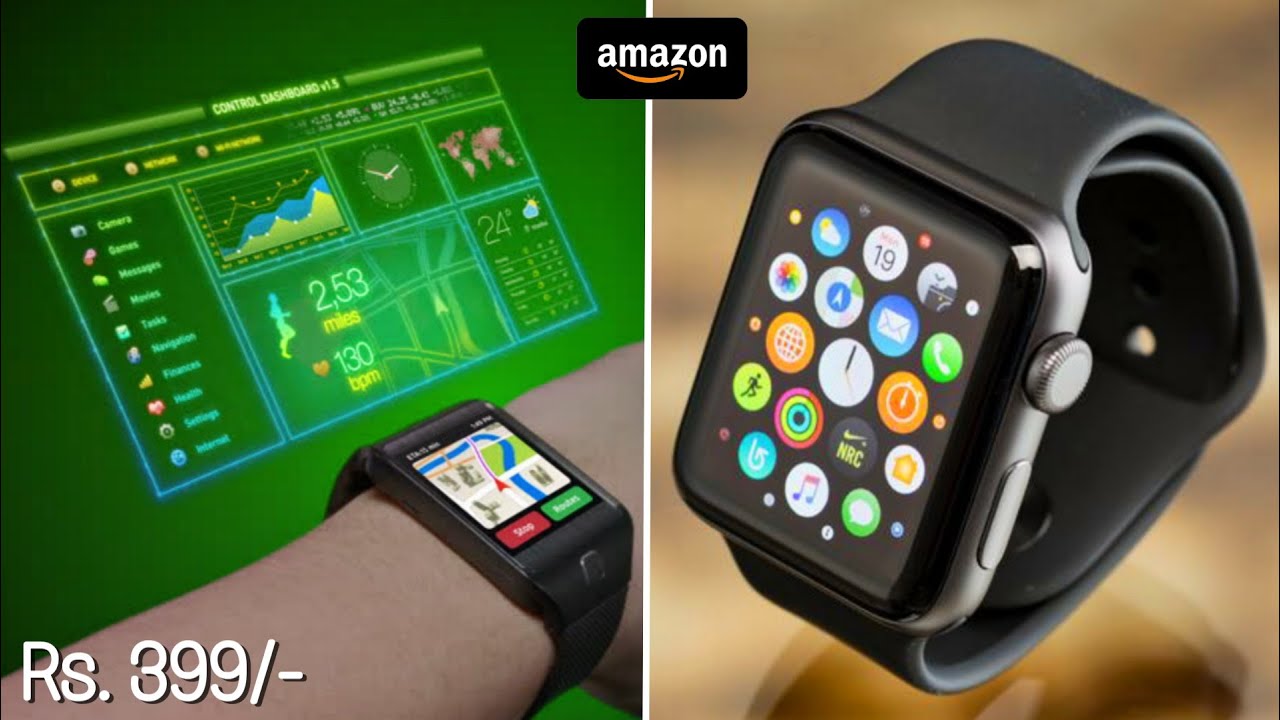 AWESOME AND COOL SMARTWATCHES AVAILABLE ON AMAZON || SmartWatch Under ...