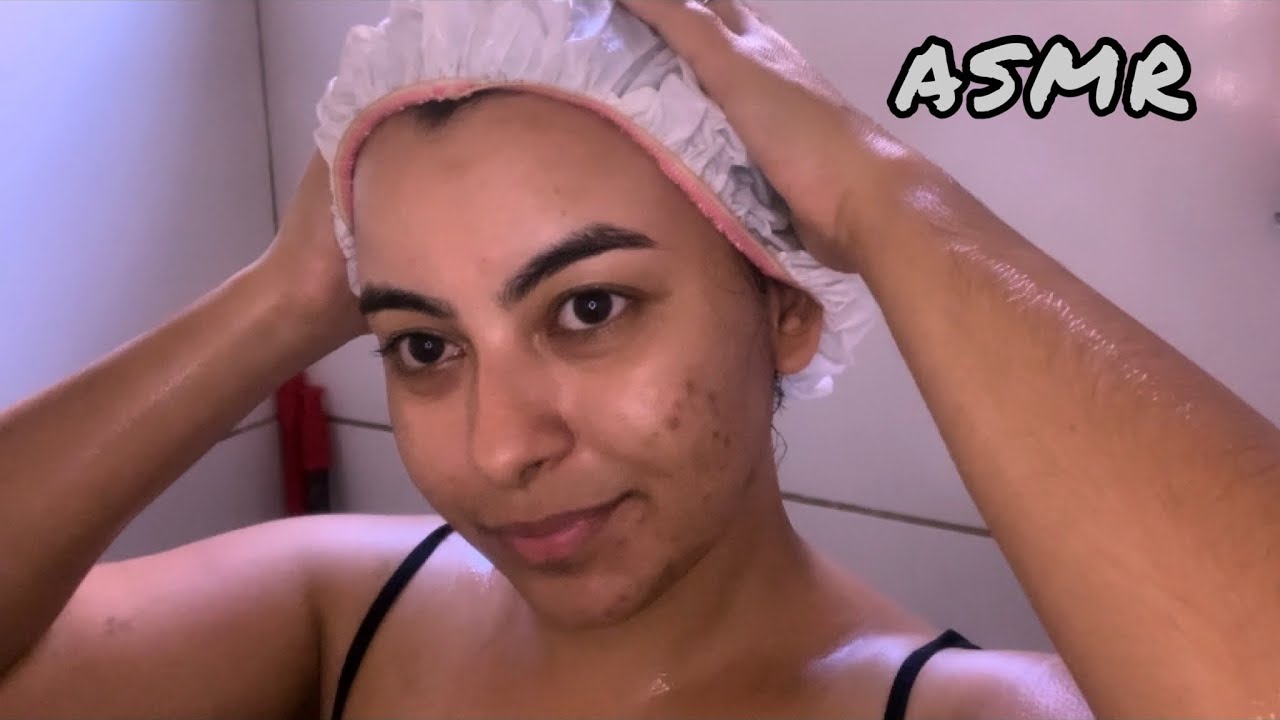 ASMR LAVANDO E HIDRATANDO CABELO/ SEM FALA/ SOM DE ÁGUA, SHAMPOO ...