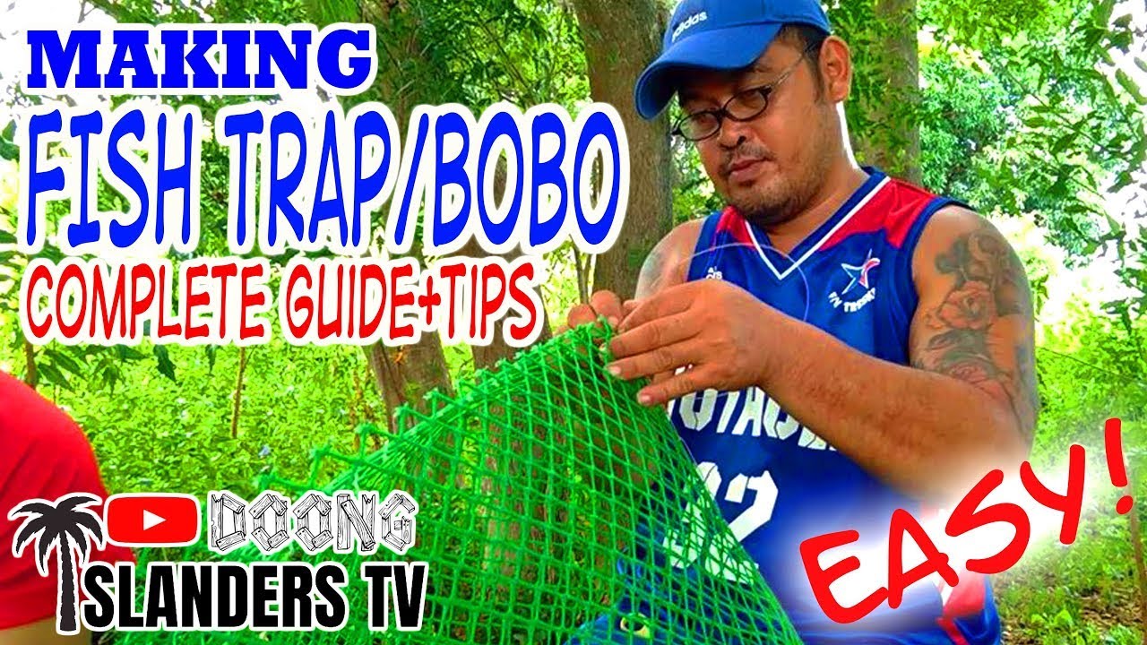 HOW TO MAKE A FISH TRAP easy way | Bobo | using Polyethylene Screen ...